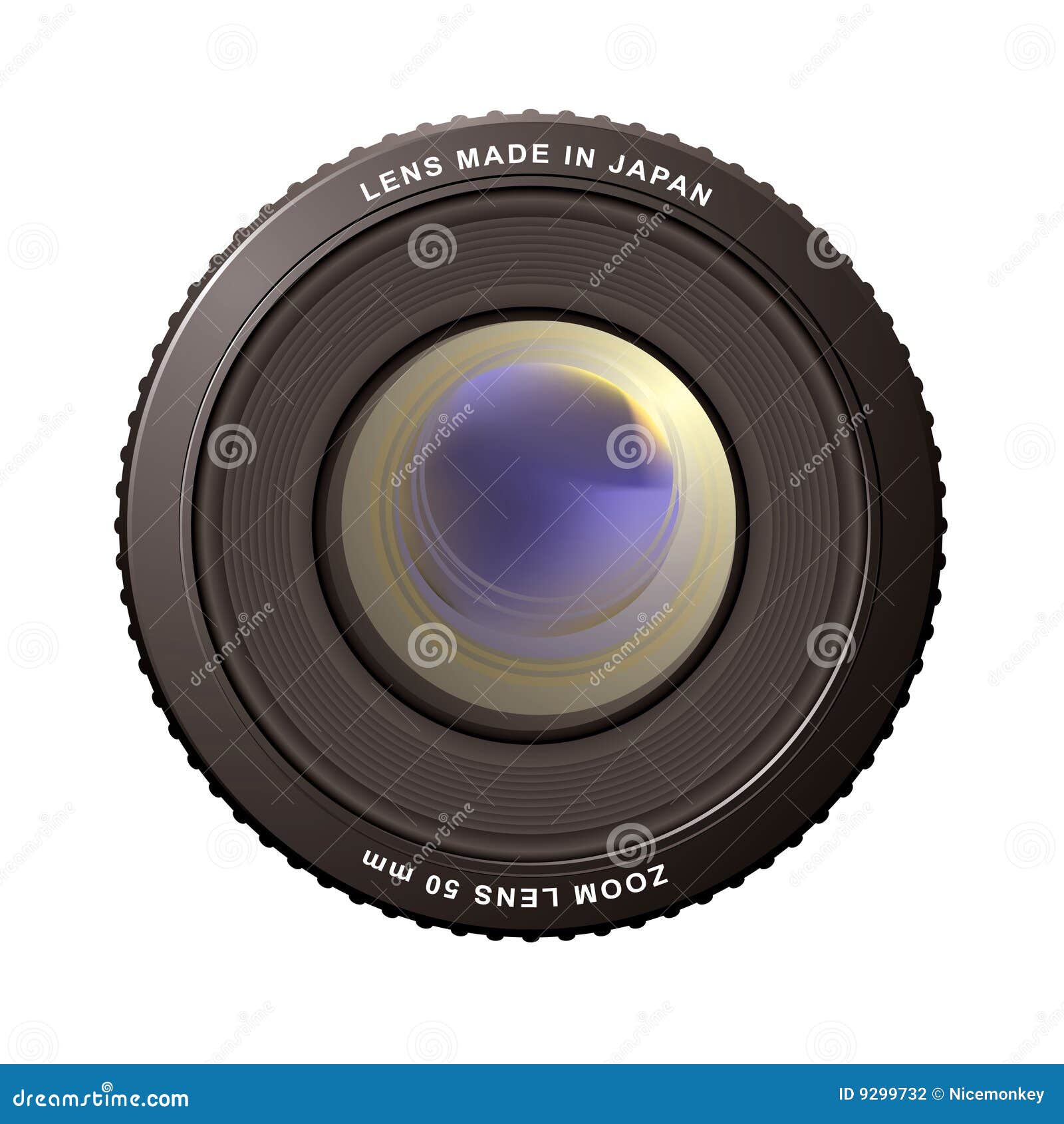 Zoom lens stock illustration. Illustration of autofocus - 9299732