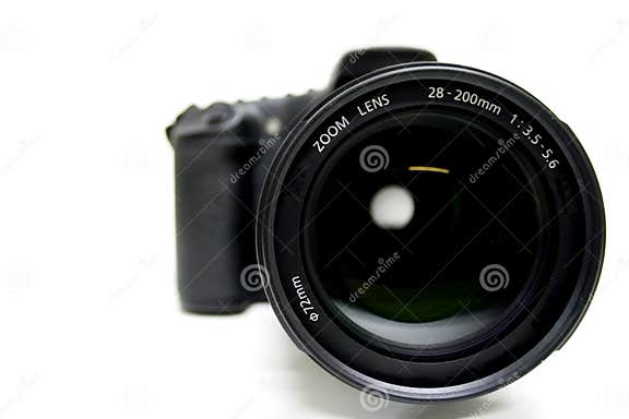 Zoom Lens on Digital Camera Stock Photo - Image of lens, electronics: 33098