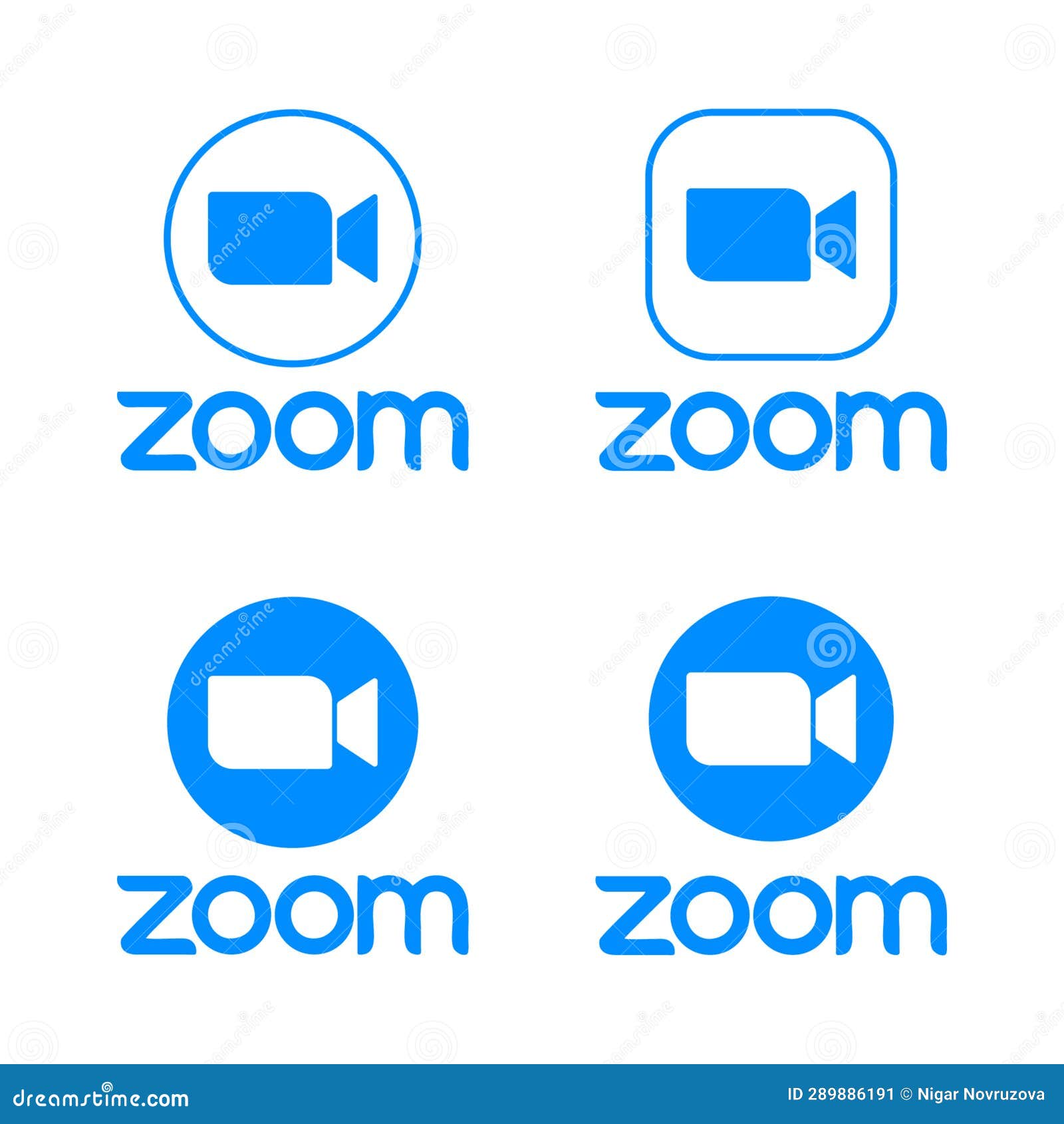 Zoom Logo. Application for Video Communications with Cloud Platform for ...