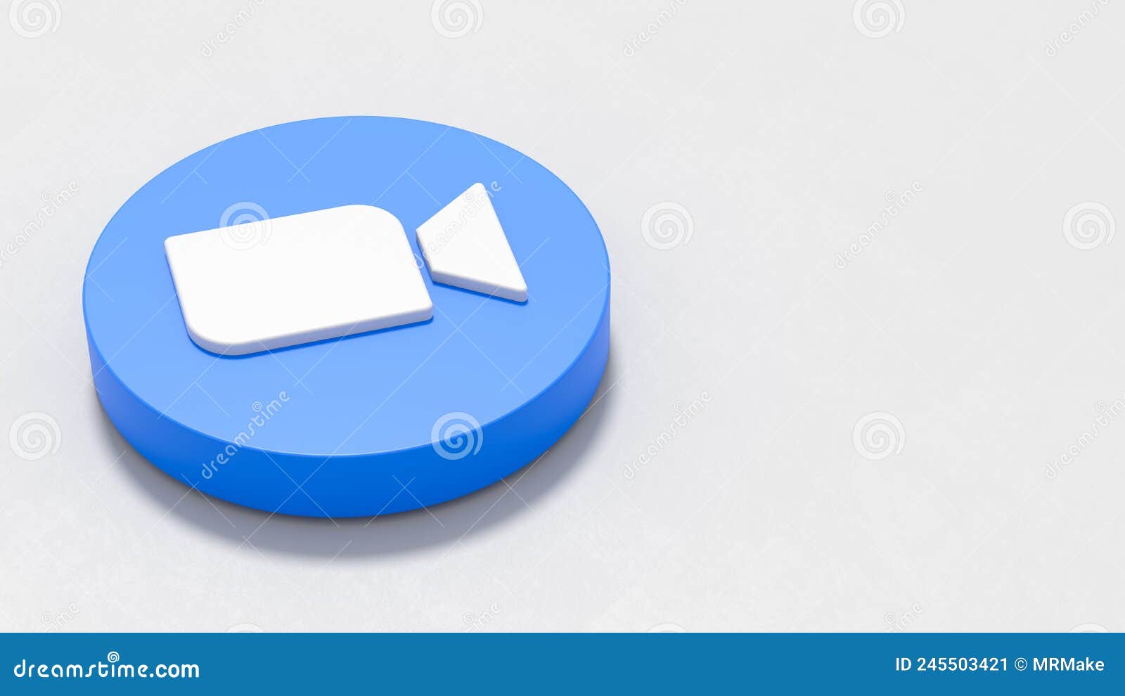 Zoom Logo on Light Grey Background with Copy Space Editorial Photo ...