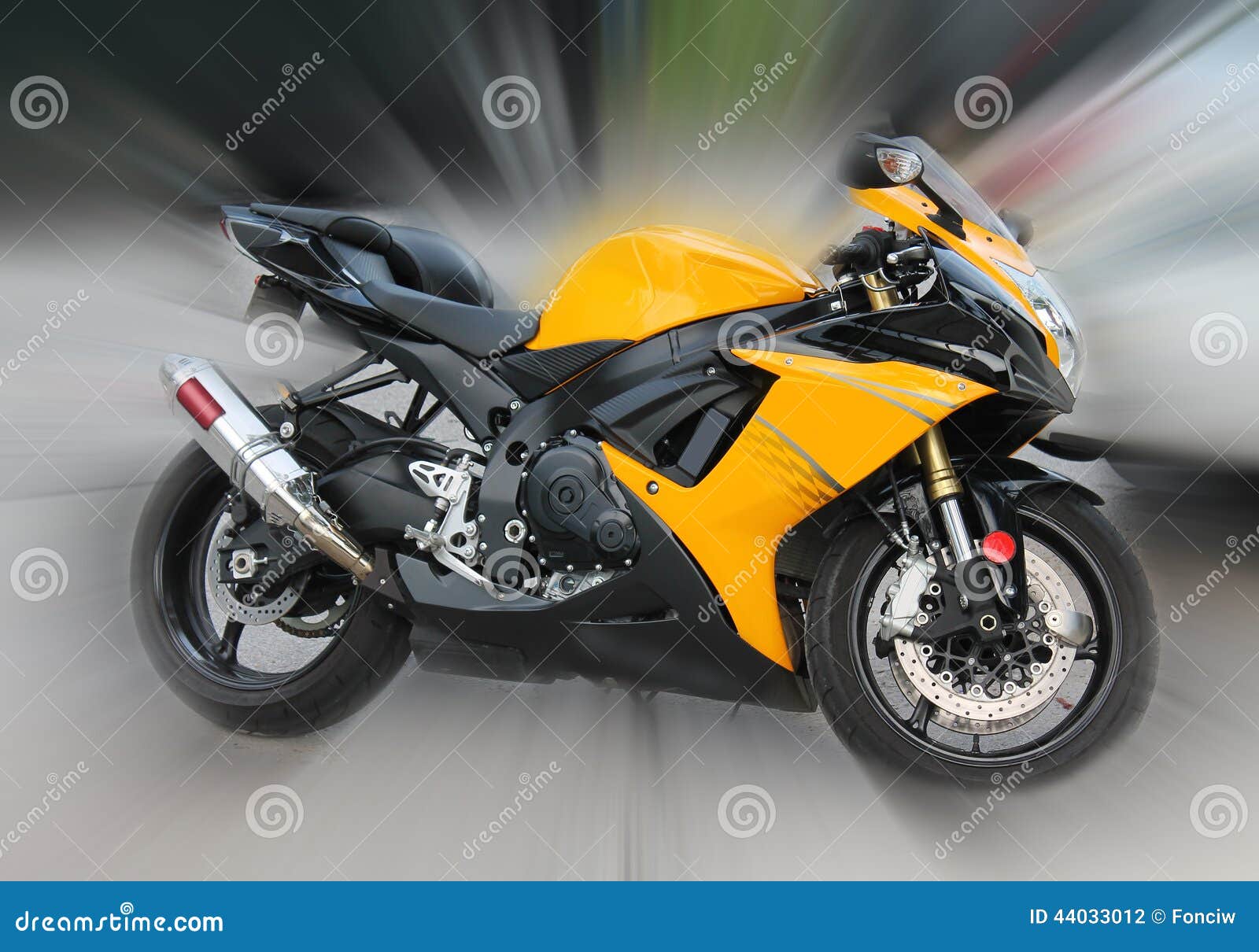 Zoom in Motorcycle Side View Stock Photo - Image of detail, handlebars ...