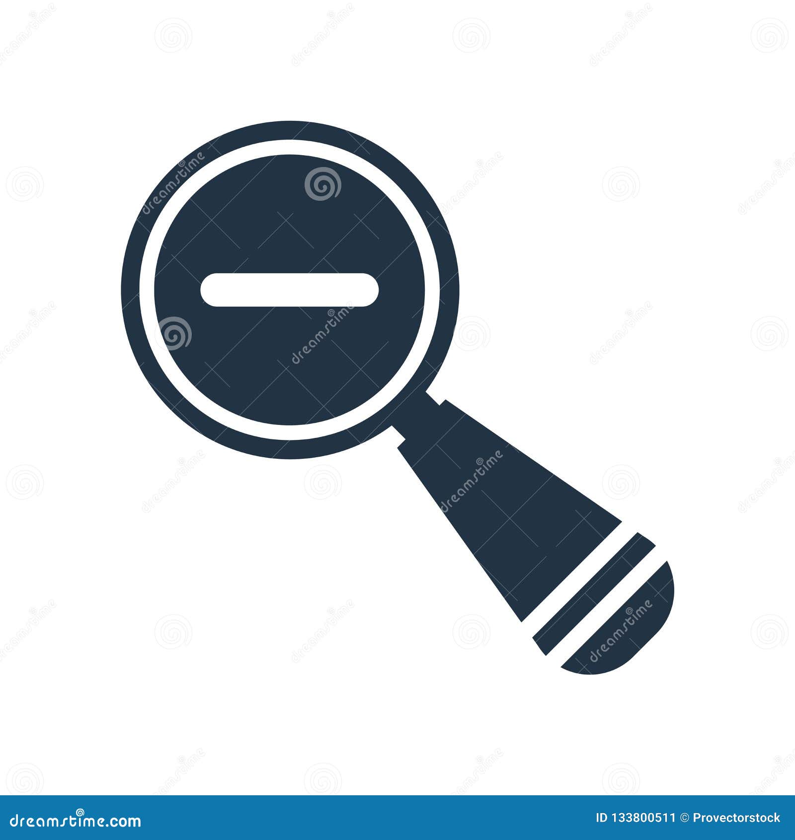 Zoom Out Icon Vector Isolated on White Background, Zoom Out Sign Stock ...