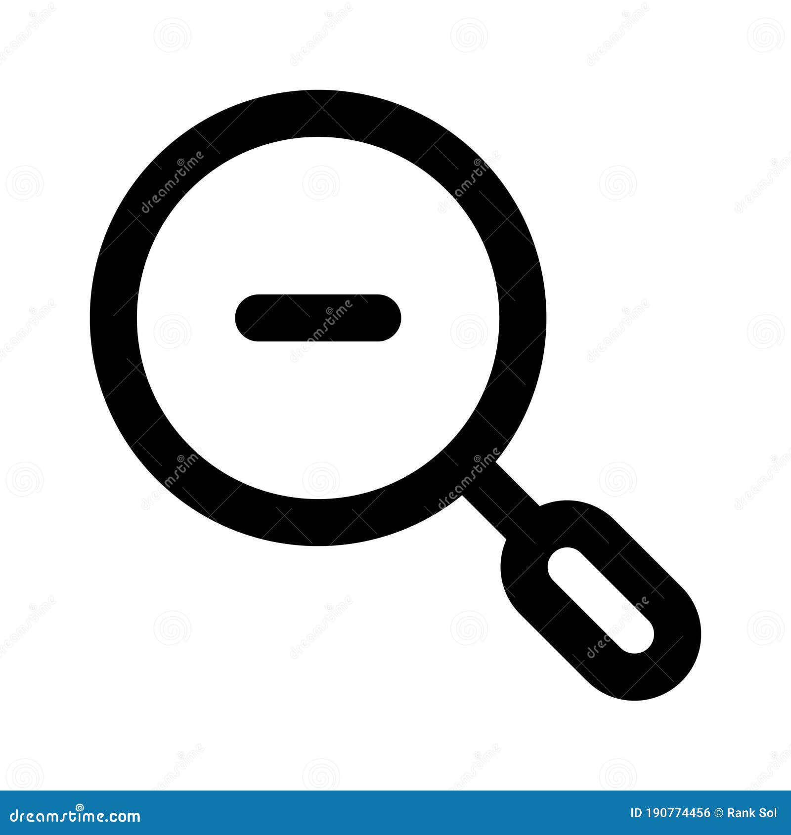 Zoom Out Line Style Vector Icon Which Can Easily Modify or Edit Stock ...