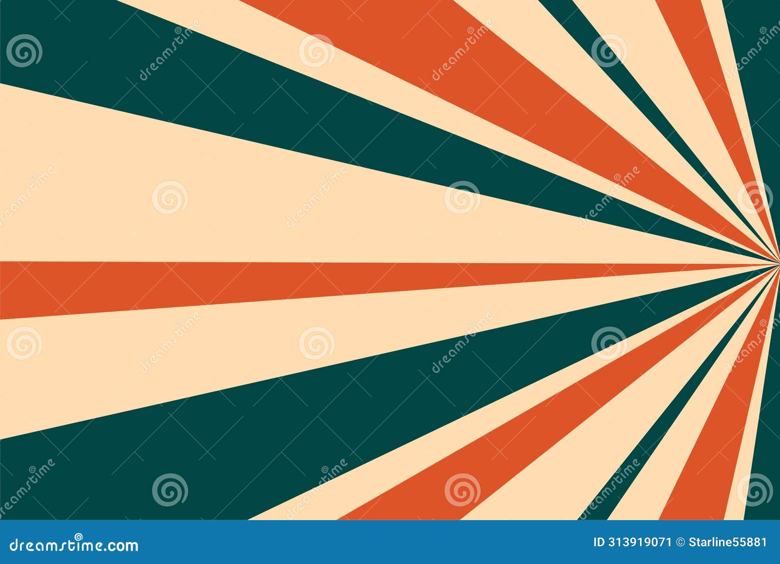 Zoom Retro Sunburst Rays Classic Background Design Stock Vector ...