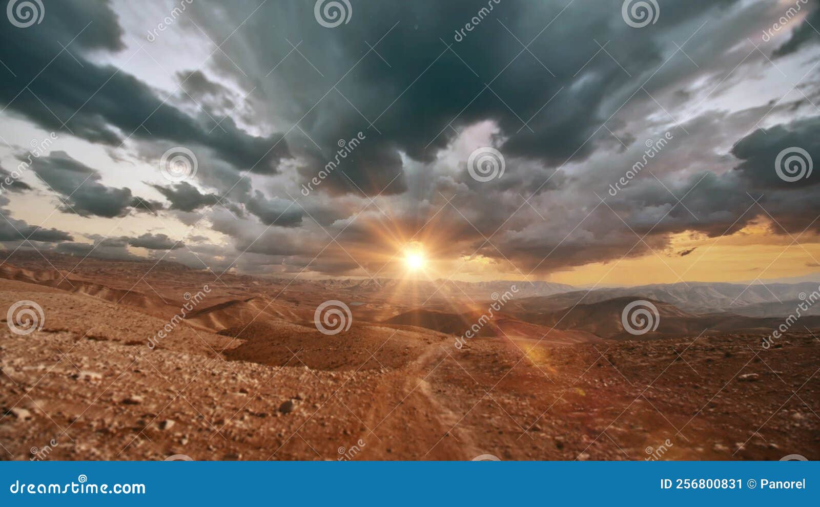 A Zoom in a Rocky Desert Landscape. Stock Video - Video of hiking ...