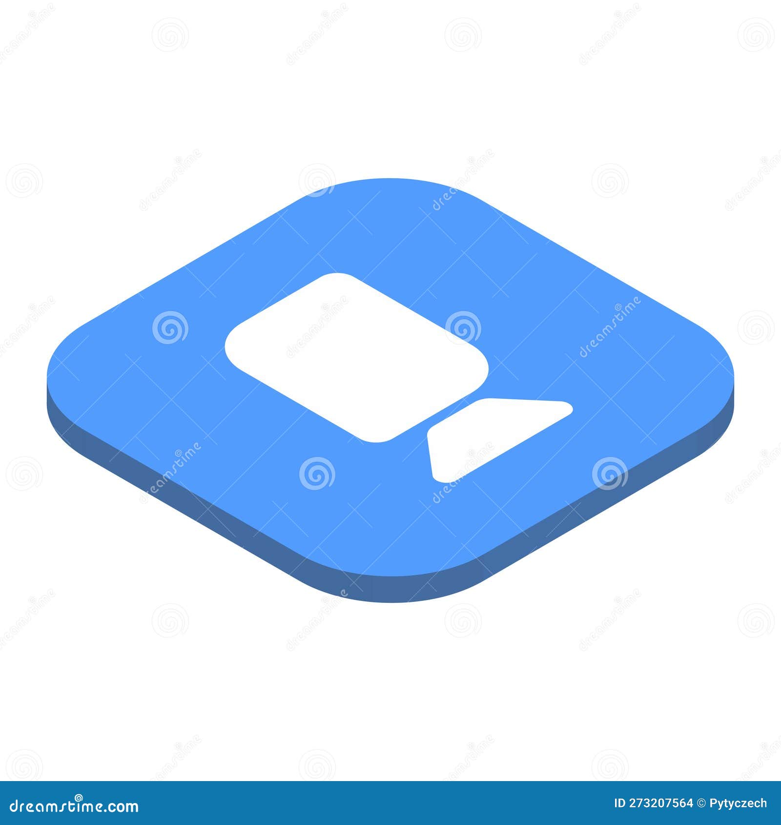 Square Zoom Logo Isolated On White Background Editorial Image ...