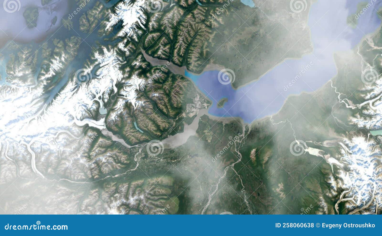 Zoom in from Space on Alaska Anchorage USA Stock Footage - Video of ...