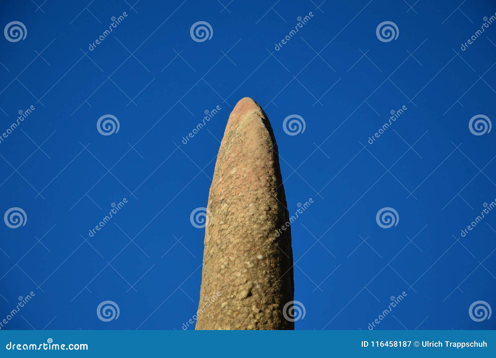 A Spiked Rock in the Blue Sky Stock Image - Image of rock, sunny: 116458187