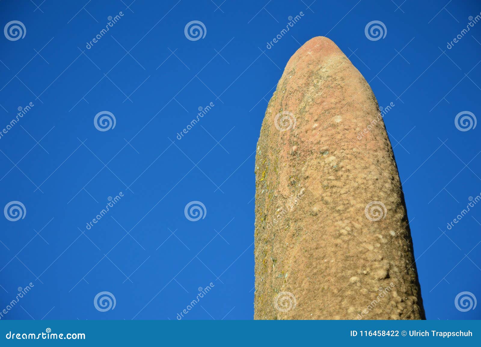 A Spiked Rock in the Blue Sky Stock Photo - Image of landscape, spiked ...