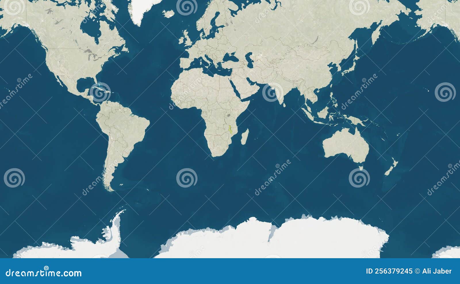 Zoom in To the Map of Malawi with Text, Textless Stock Video - Video of ...