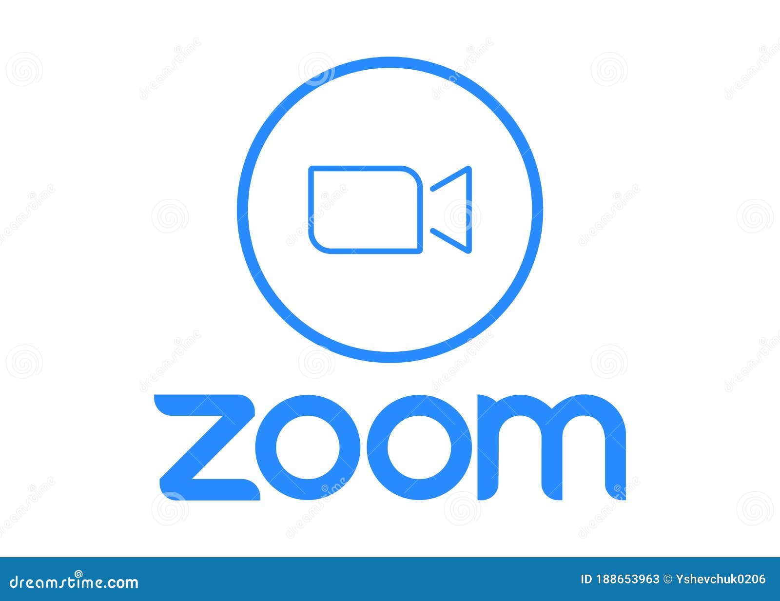 Zoom Video Communications. Zoom Logo Editorial Stock Photo ...