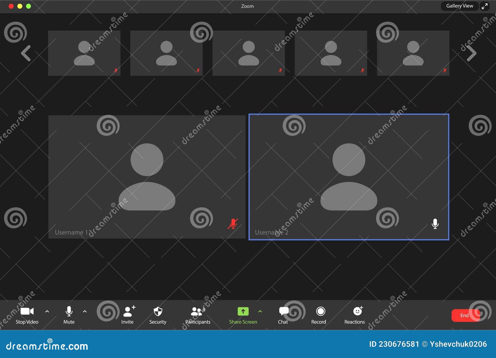 Zoom Video Communications. Zoom Logo Stock Vector - Illustration of ...