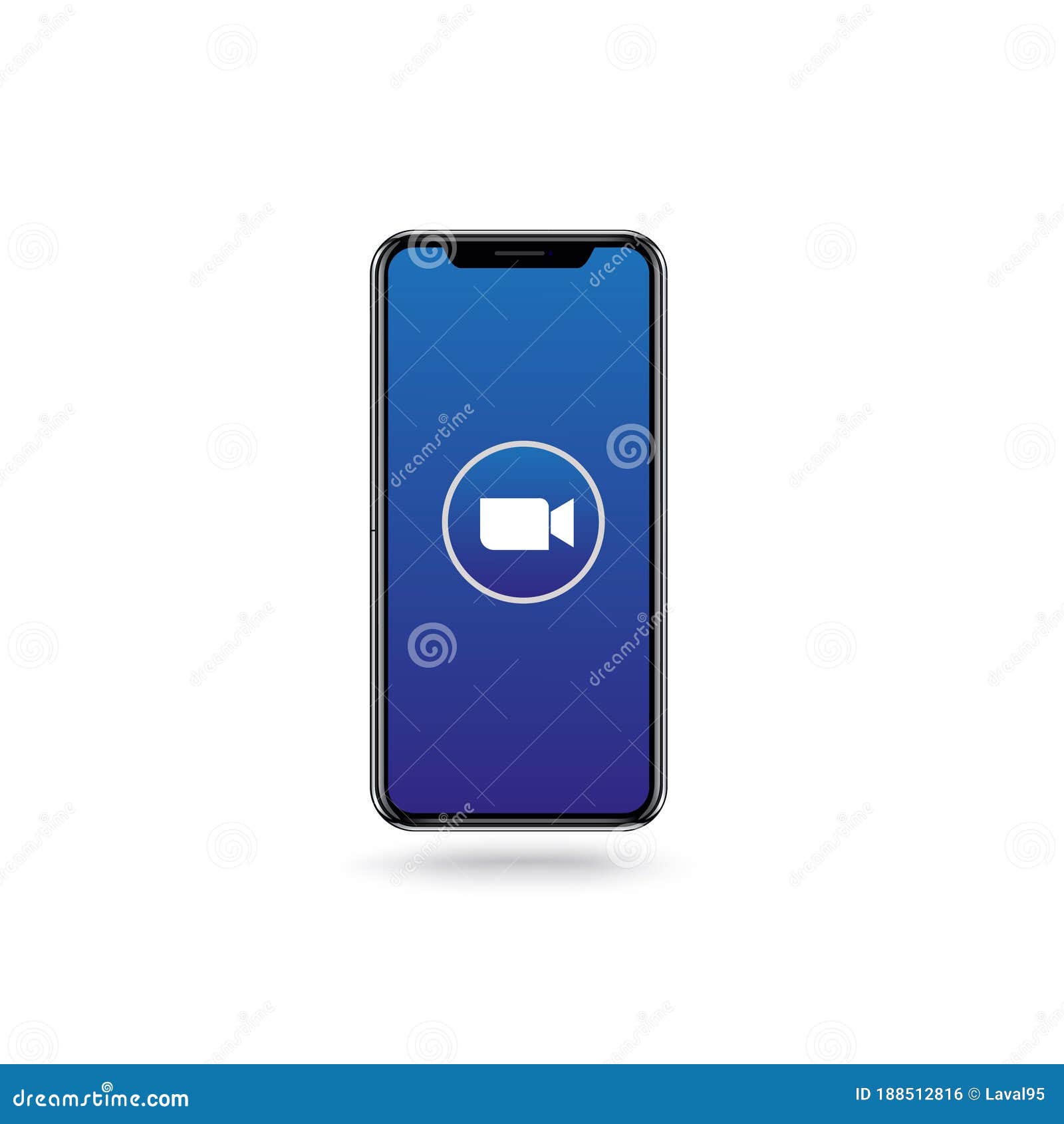 Zoom Video Conference App Icon on a Mobile Device Editorial Photo ...