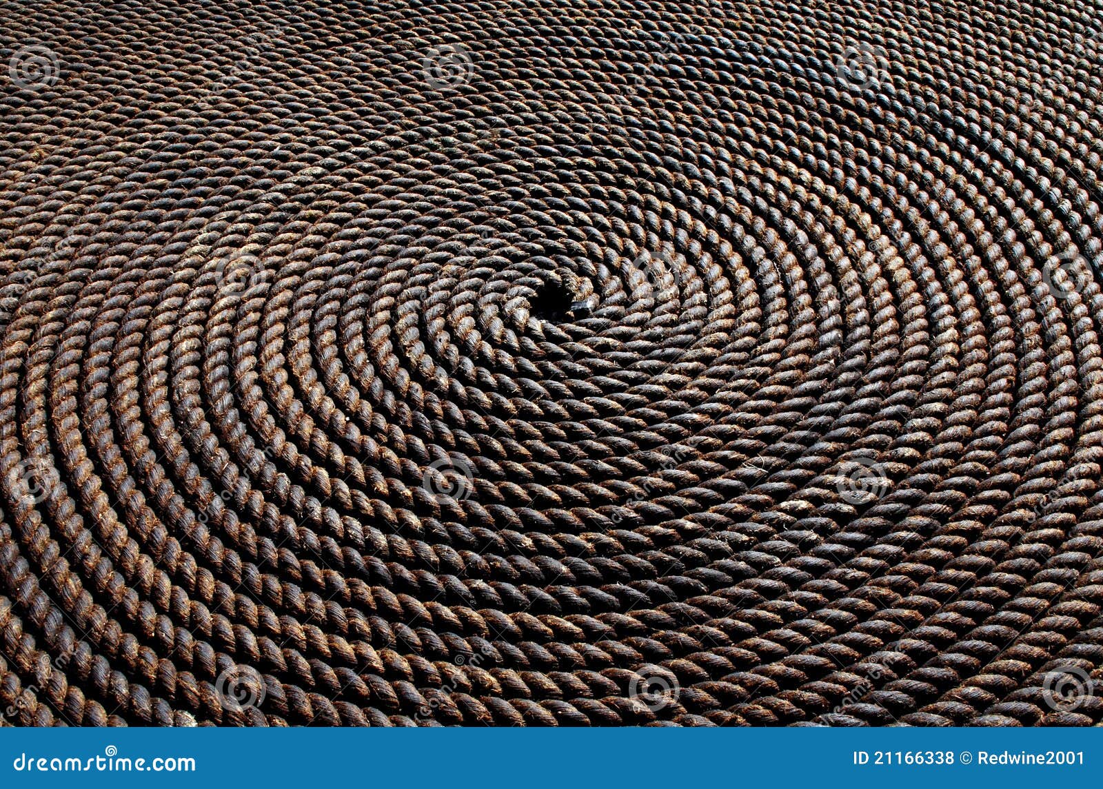 Zoomed Foto of Rope Rolled in Circle Stock Photo - Image of concept ...
