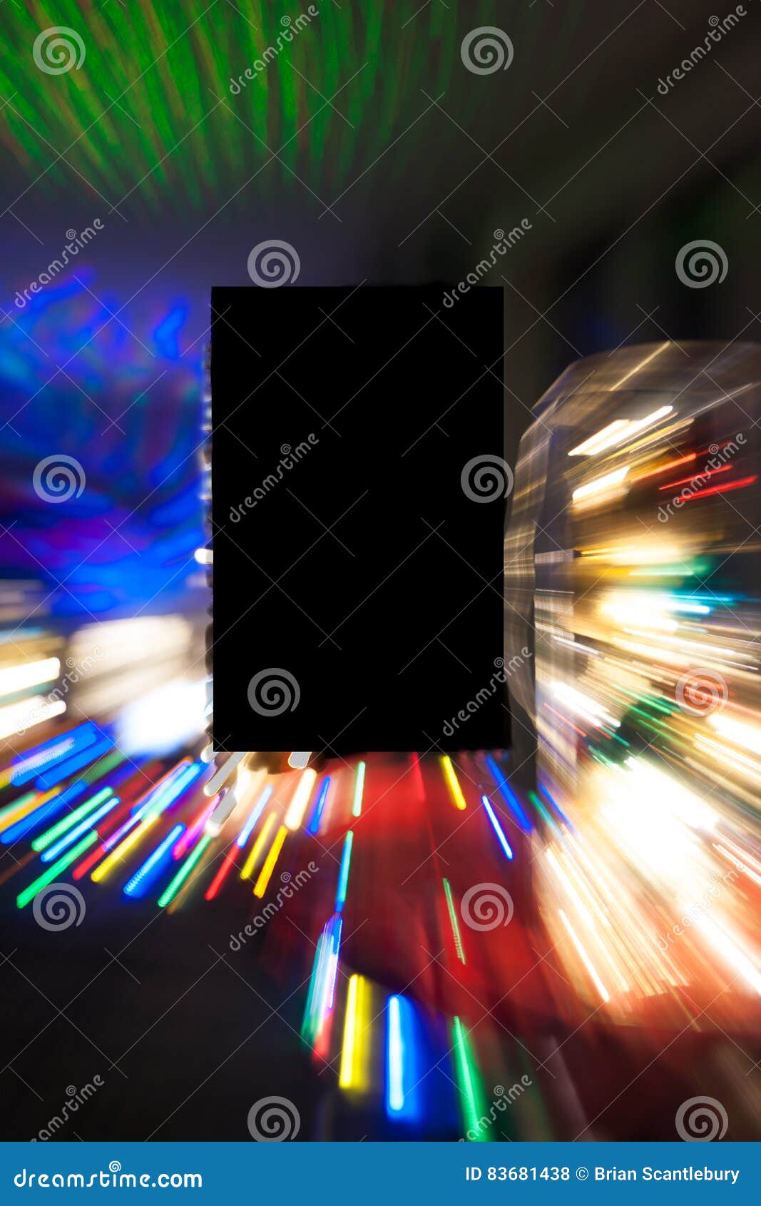 Zoomed Lights Background Effect Stock Photo - Image of effect ...
