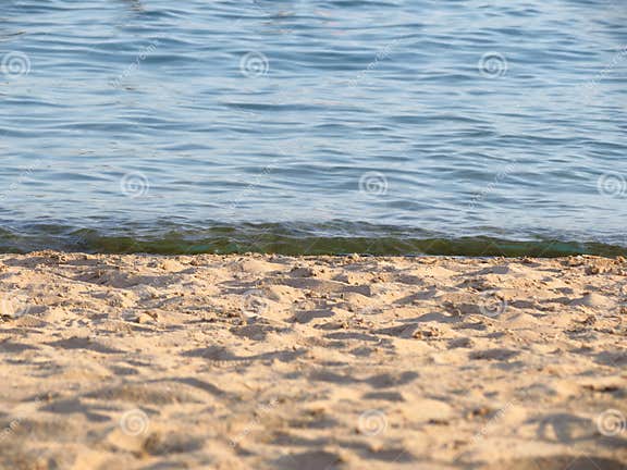 Zoomed in sea and sand stock photo. Image of nature - 229504742