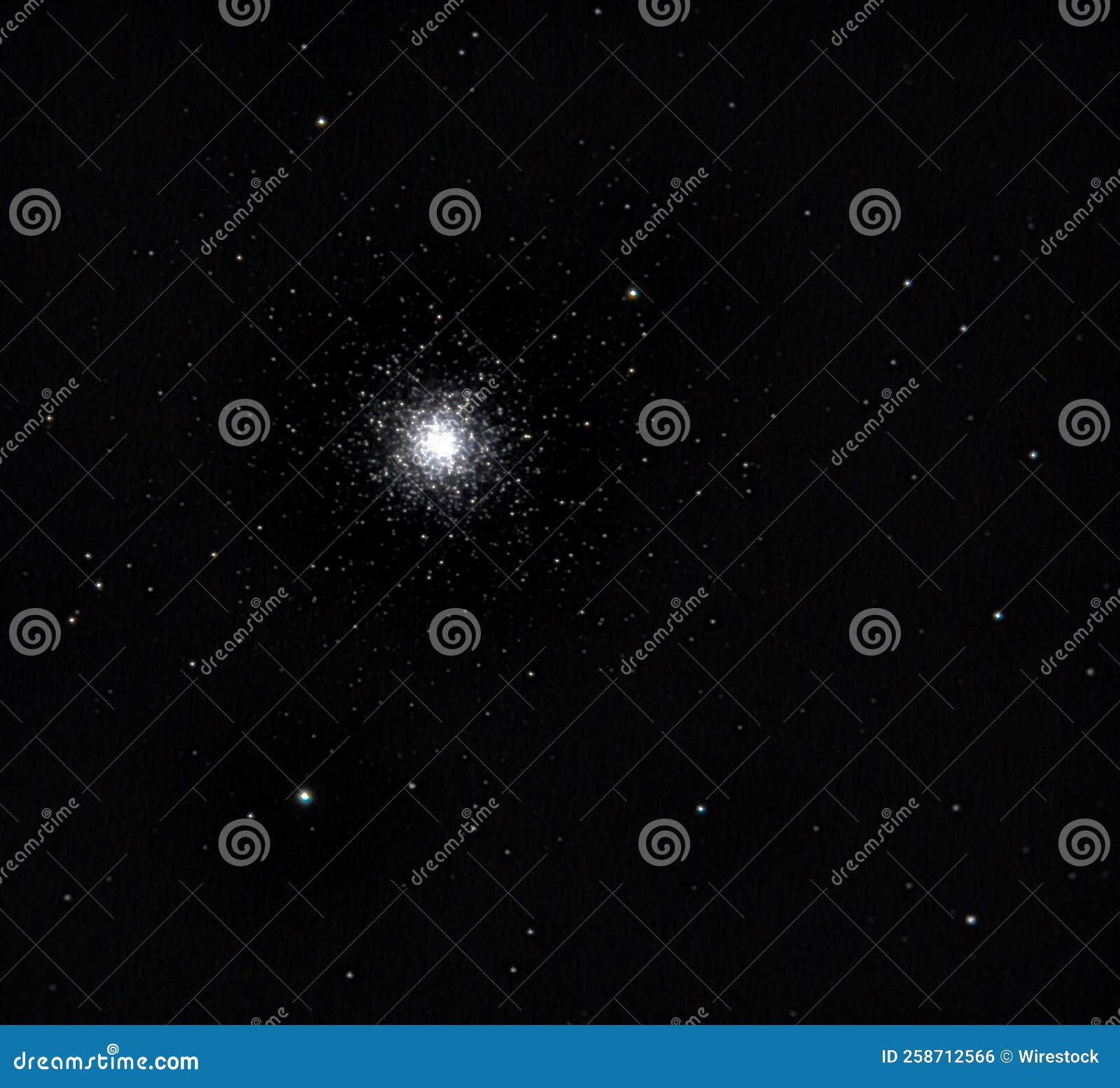 Zoomed-in Shot of the M3 Globular Cluster in the Sky Stock Photo ...