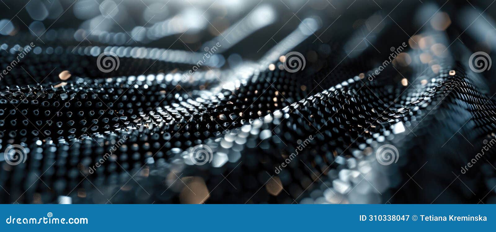 Zoomed-in Texture of a Nano-engineered Material, Focusing on Its ...