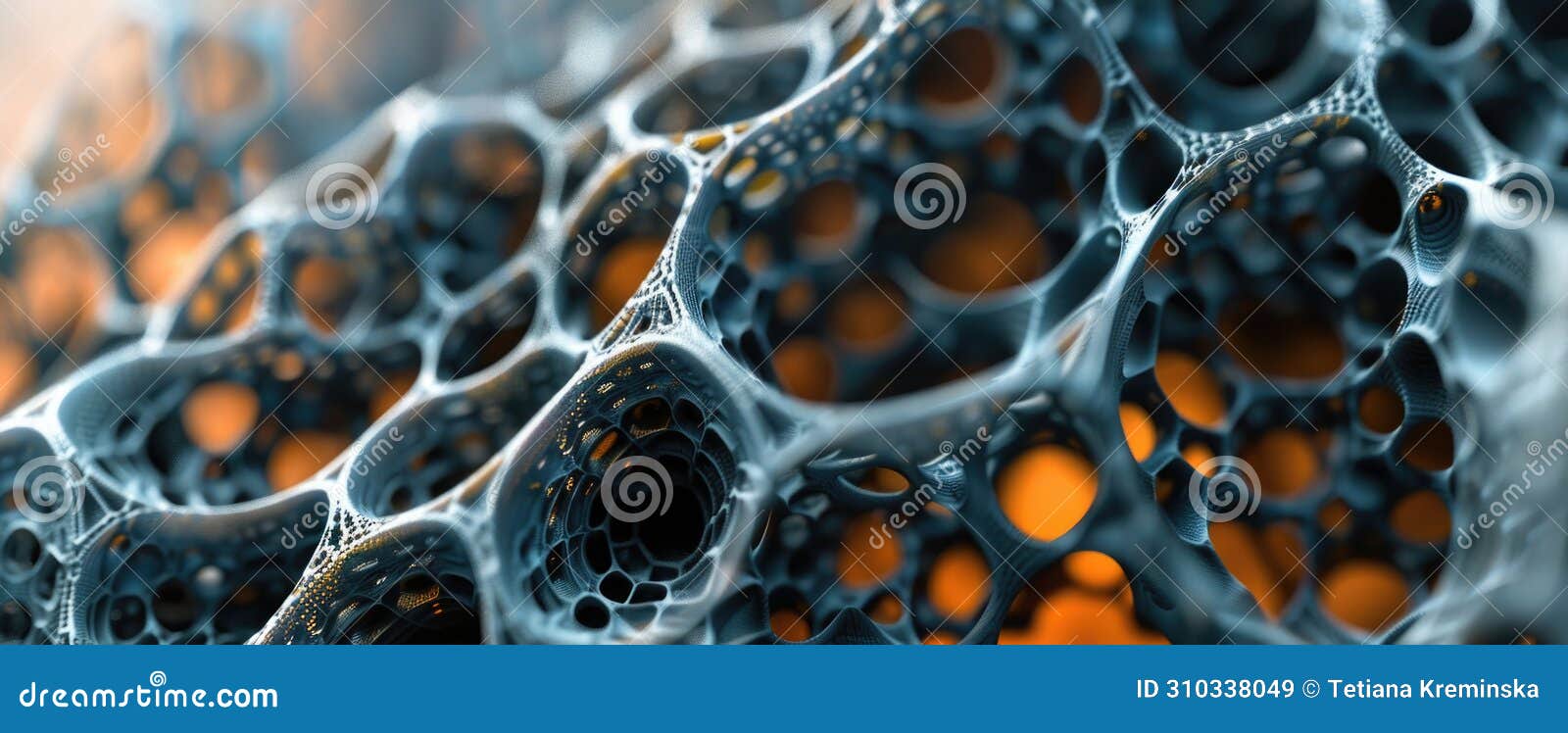 Zoomed-in Texture of a Nano-engineered Material, Focusing on Its ...