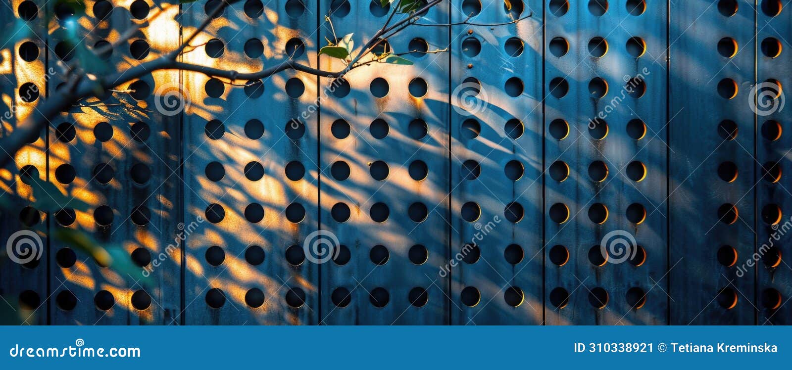 Zoomed-in Texture of Perforated Metal, Focusing on the Pattern and ...