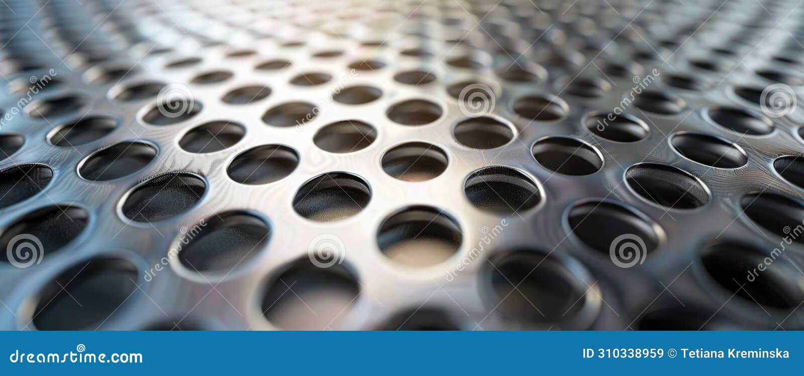 Zoomed-in Texture of Perforated Metal, Focusing on the Pattern and ...