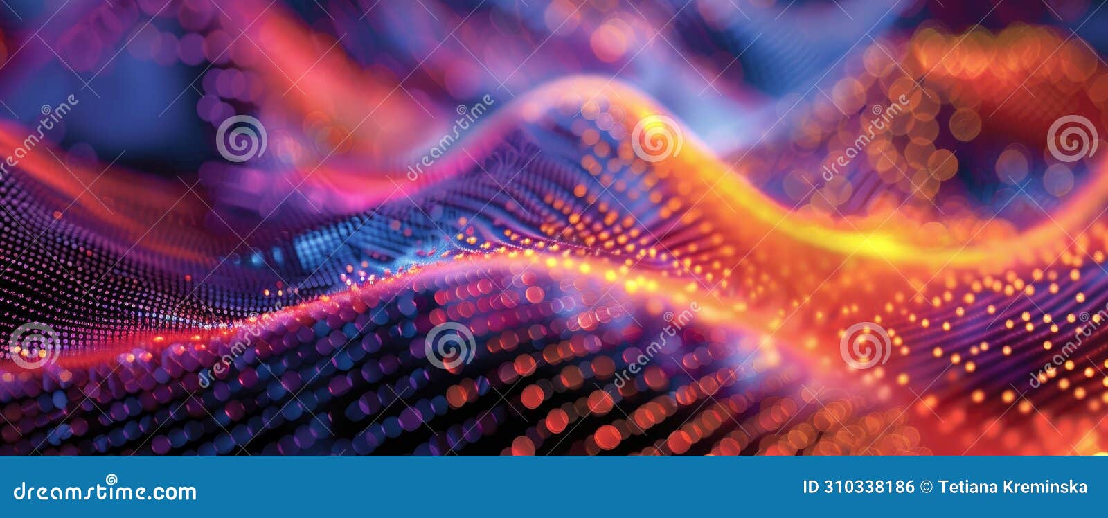 Zoomed-in Texture of a Quantum Dot Array, Focusing on Its Application ...