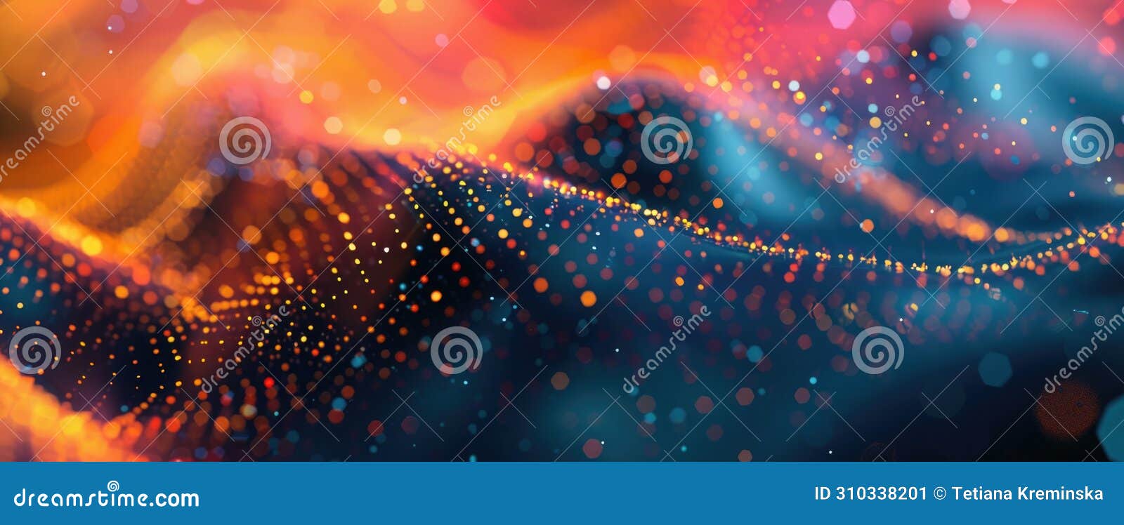 Zoomed-in Texture of a Quantum Dot Array, Focusing on Its Application ...