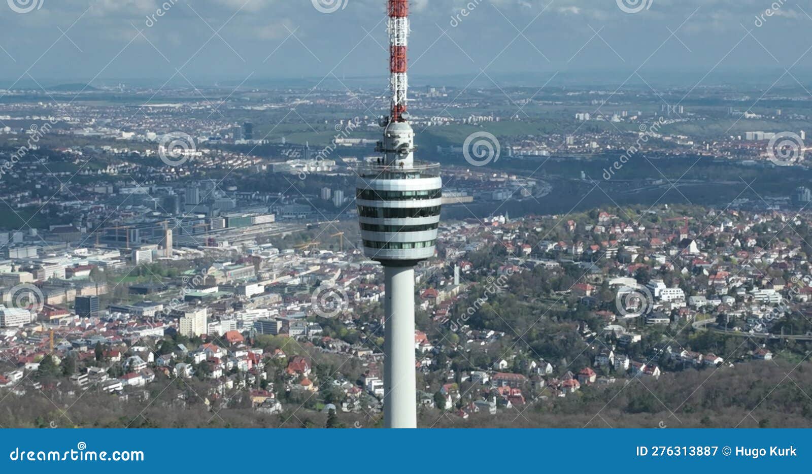 A Closer Look at the Stuttgart TV Tower, Revealing Its Intricate ...