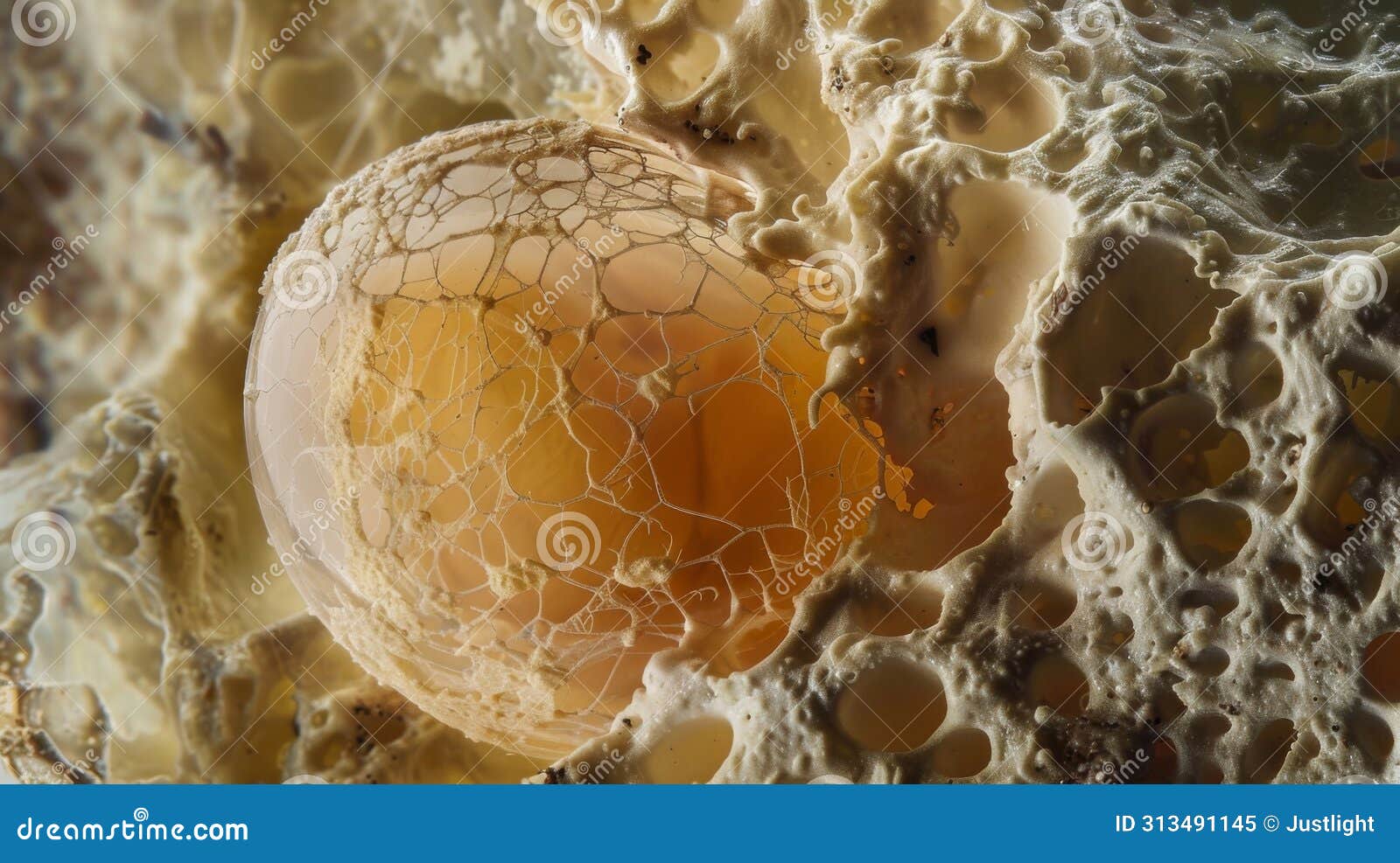 A Zoomedin Image of a Trematode Egg Its Jagged and Uneven Surface ...