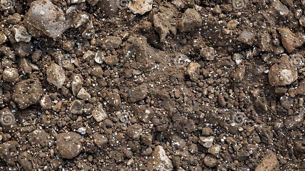 A Zoomedin View of Compacted Dirt Displaying Its Tightlypacked ...