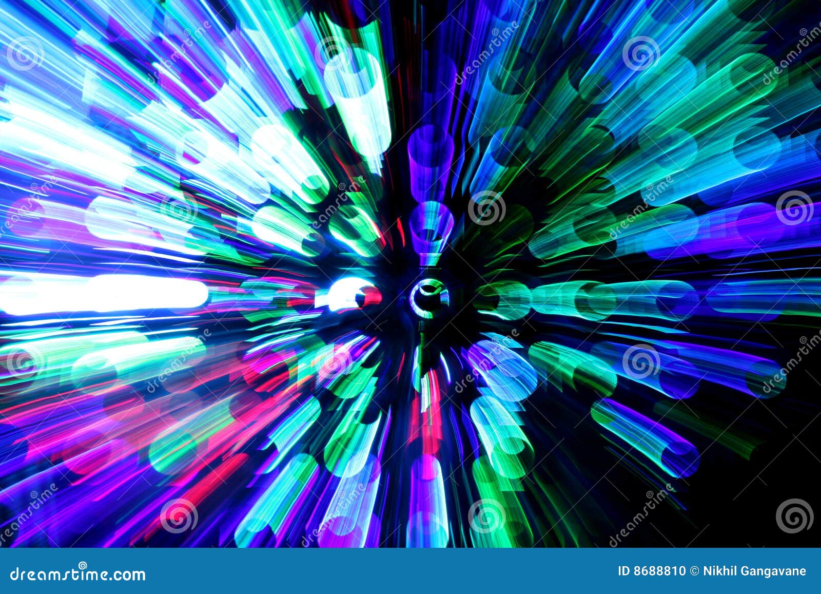 Zooming Lights Background stock photo. Image of lights - 8688810