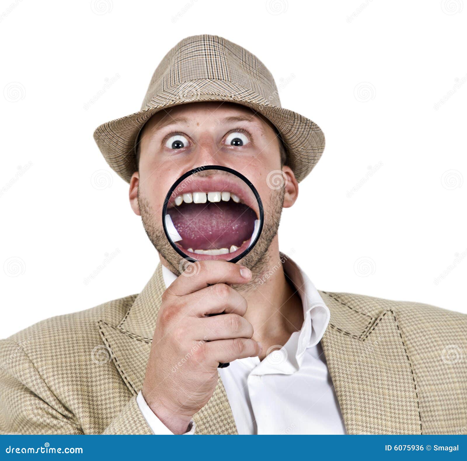 Zooming view of mouth stock photo. Image of human, isolated - 6075936