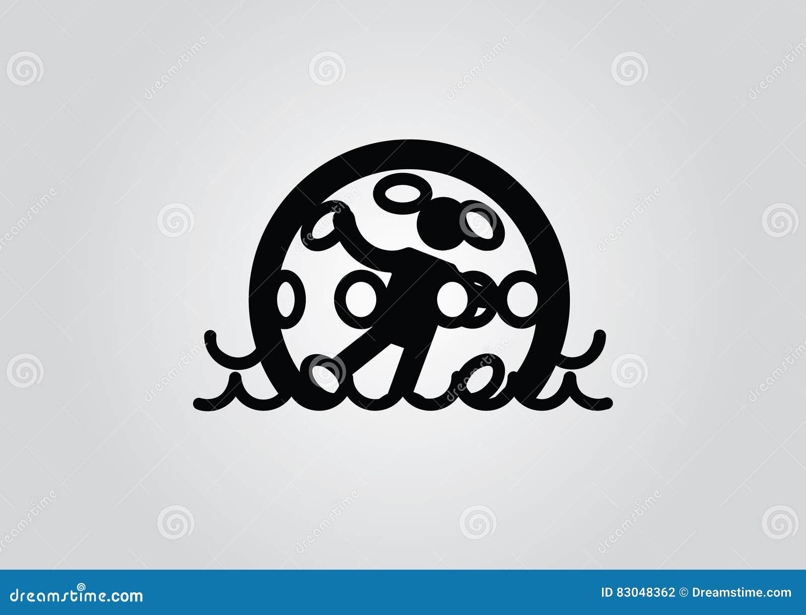 Zorbing Icon stock illustration. Illustration of water - 83048362