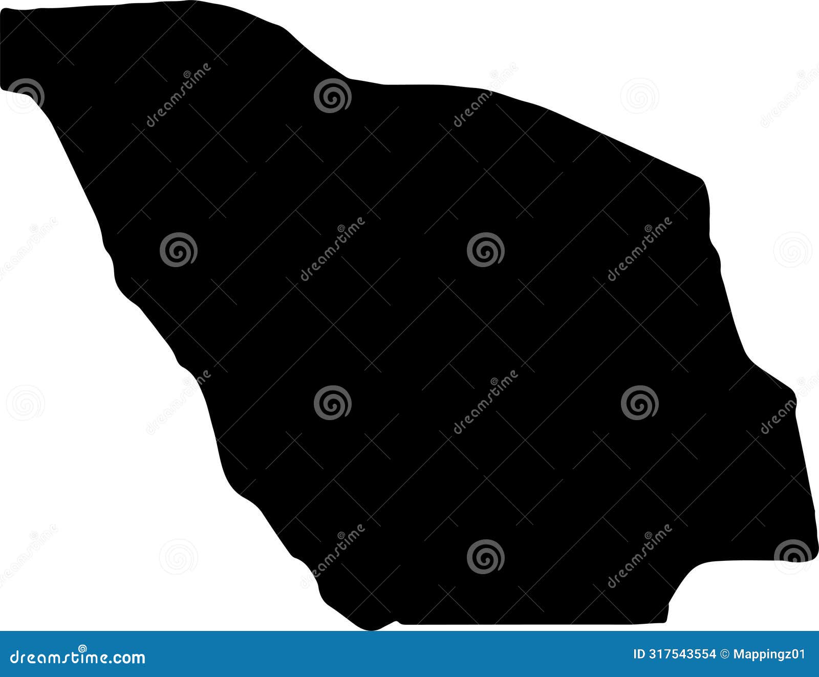 Zou Benin Silhouette Map with Transparent Background Stock Vector ...