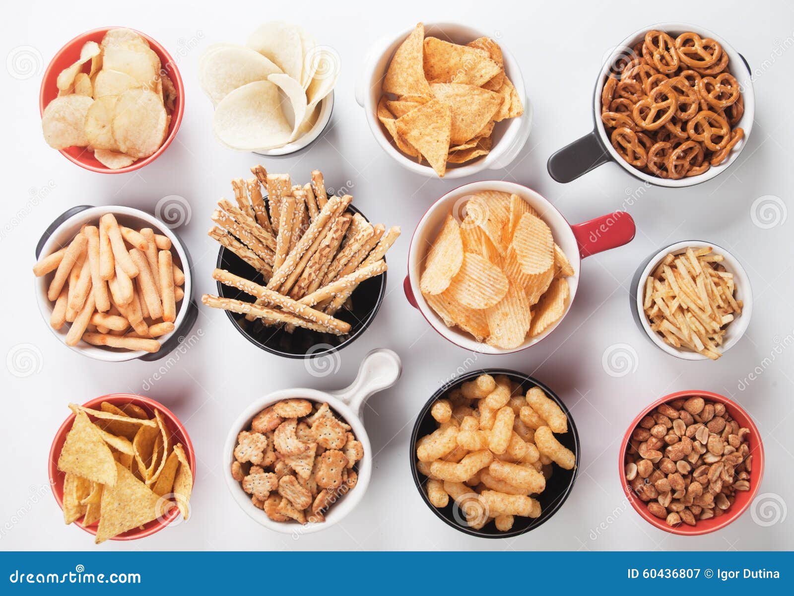 Zoute snacks stock afbeelding. Image of snack, troep - 60436807