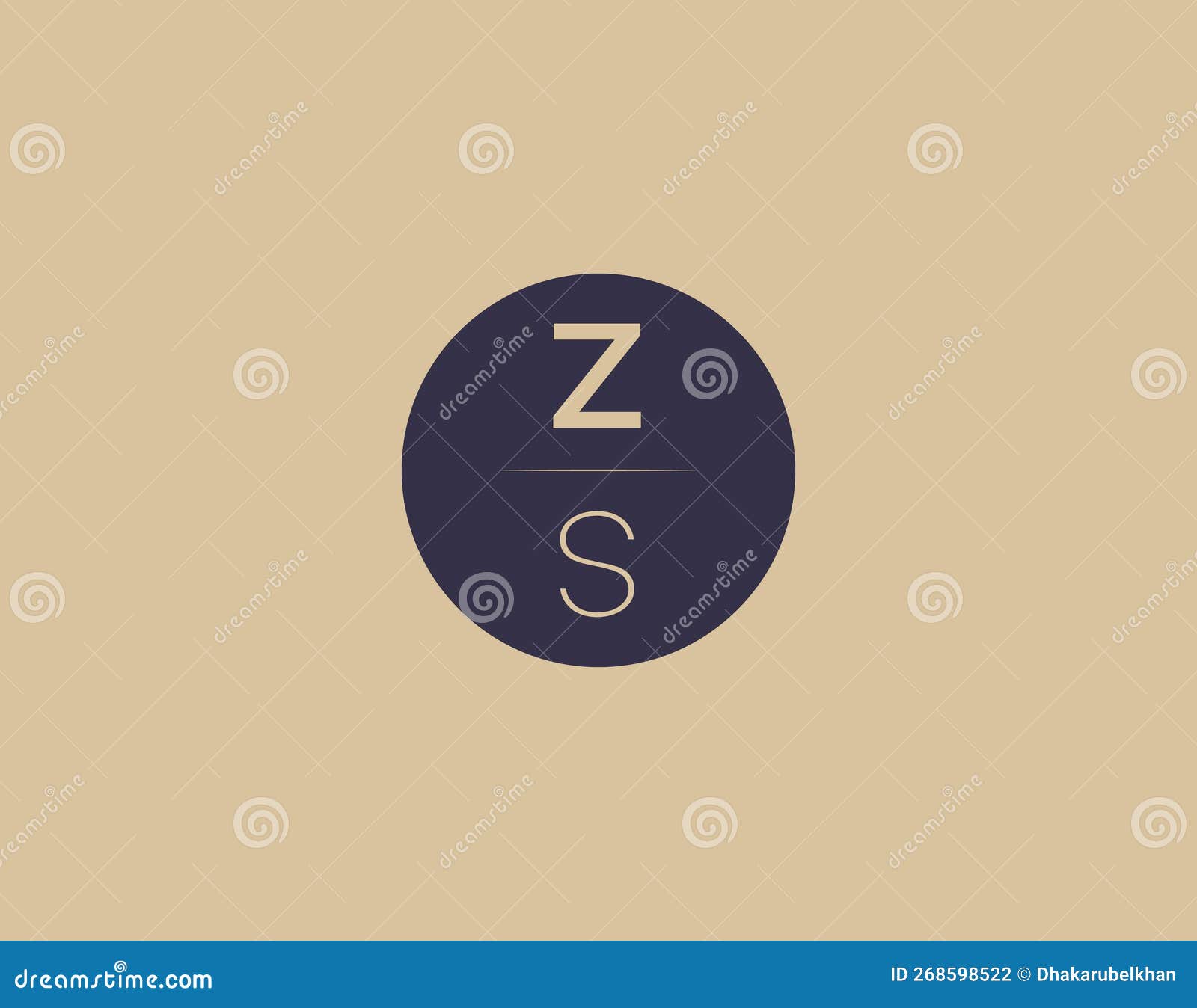 ZS Letter Modern Elegant Logo Design Vector Images Stock Vector ...