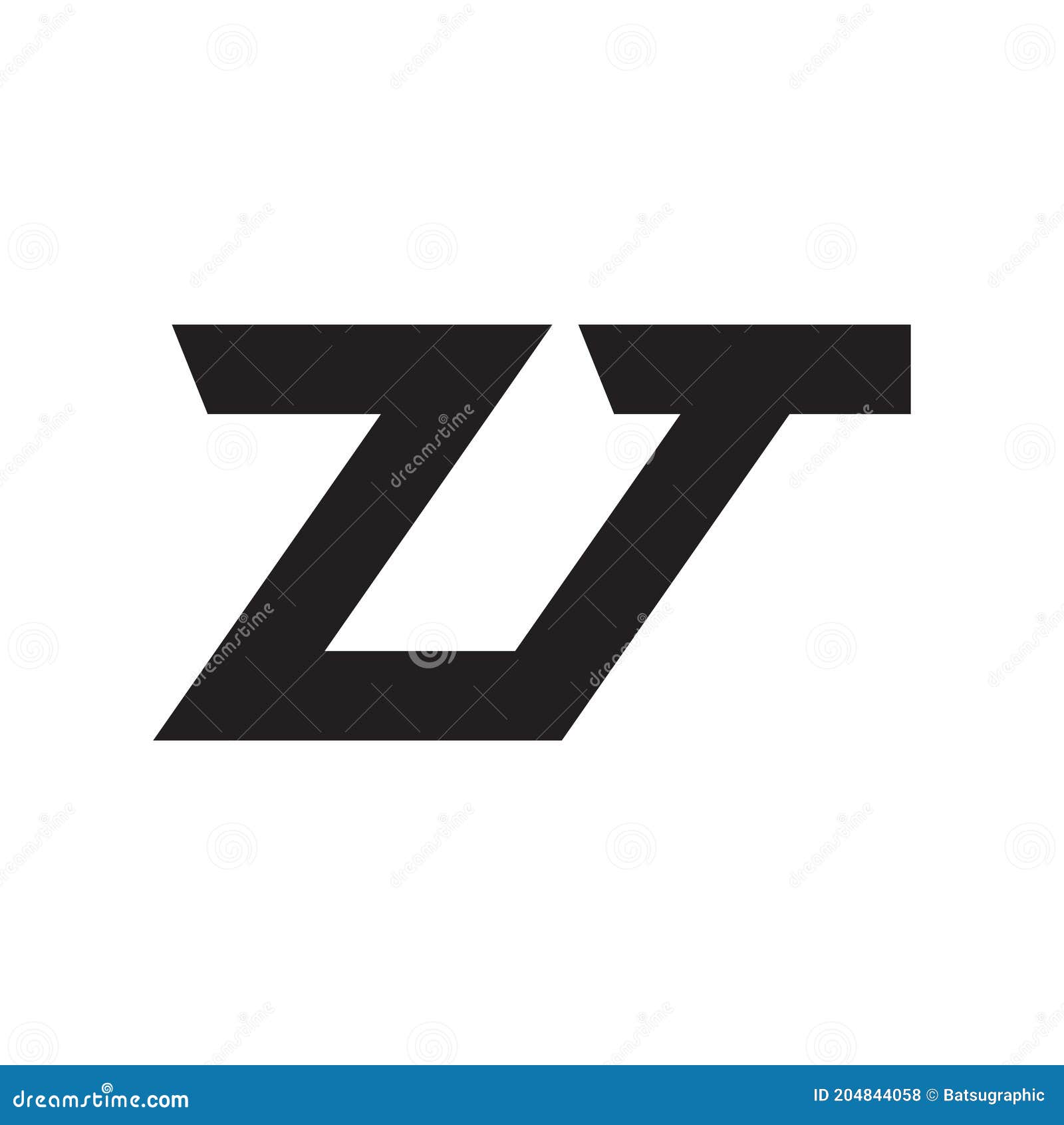 Zt Initial Letter Vector Logo Icon Stock Vector - Illustration of ...
