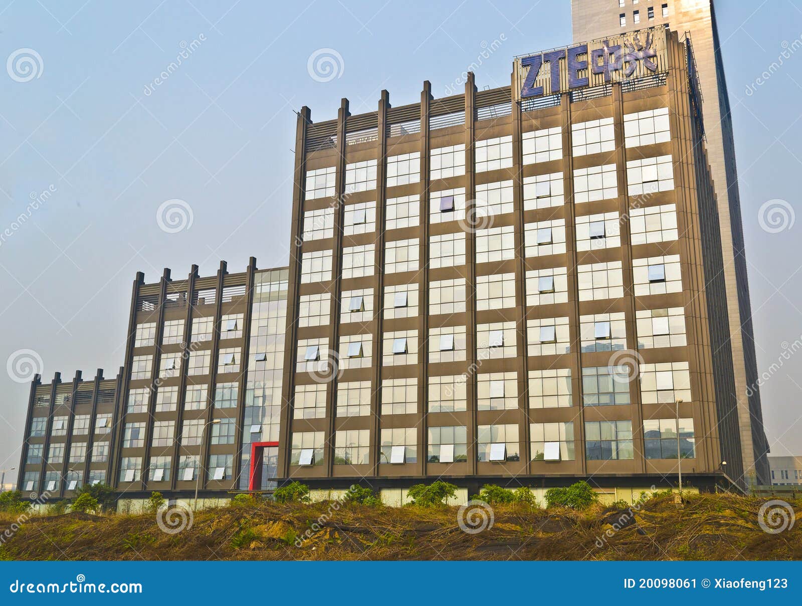 ZTE office building editorial photo. Image of work, security - 20098061