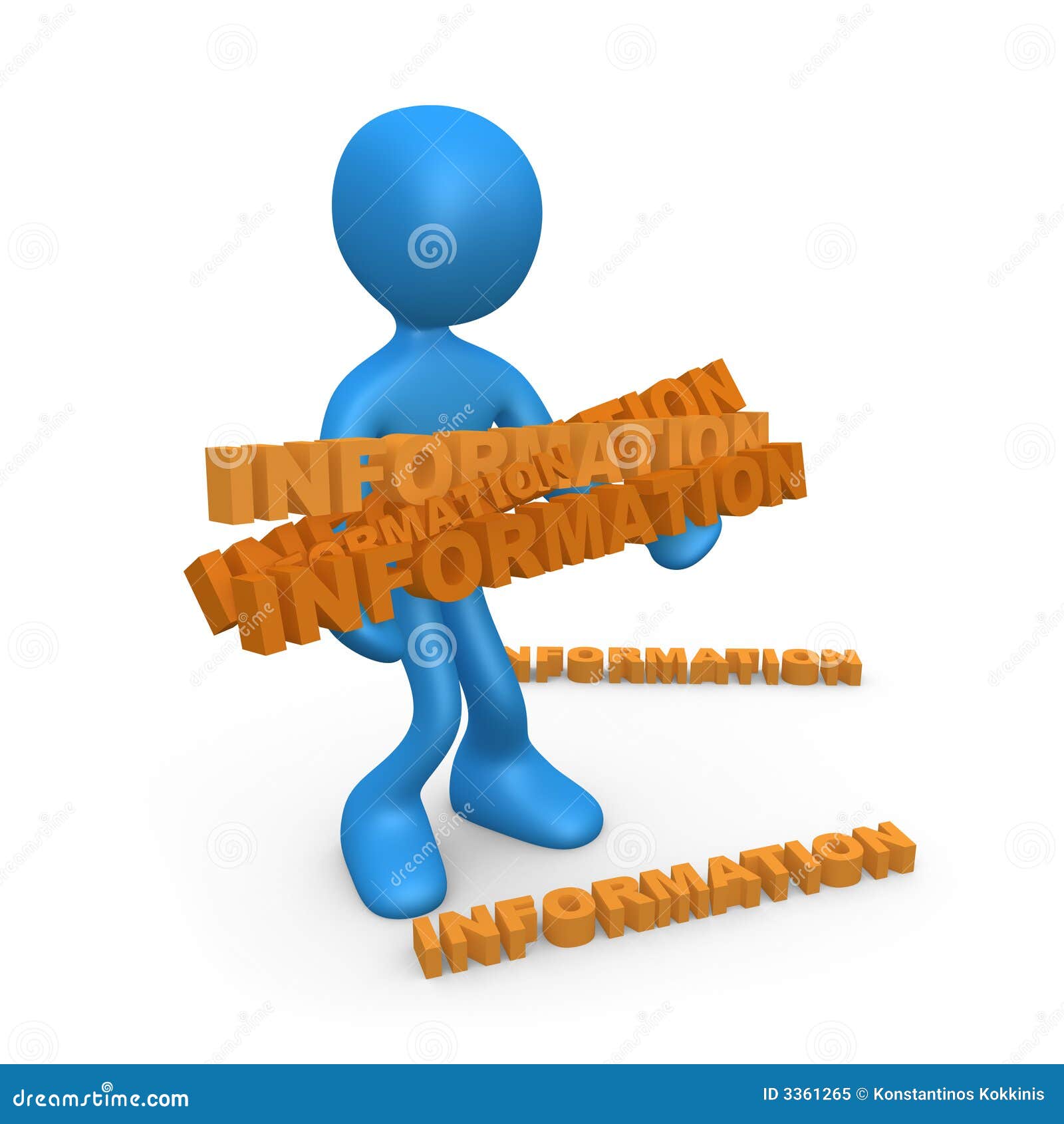 Zu Viele Informationen Lizenzfreies Stockfoto - Bild: 3361265