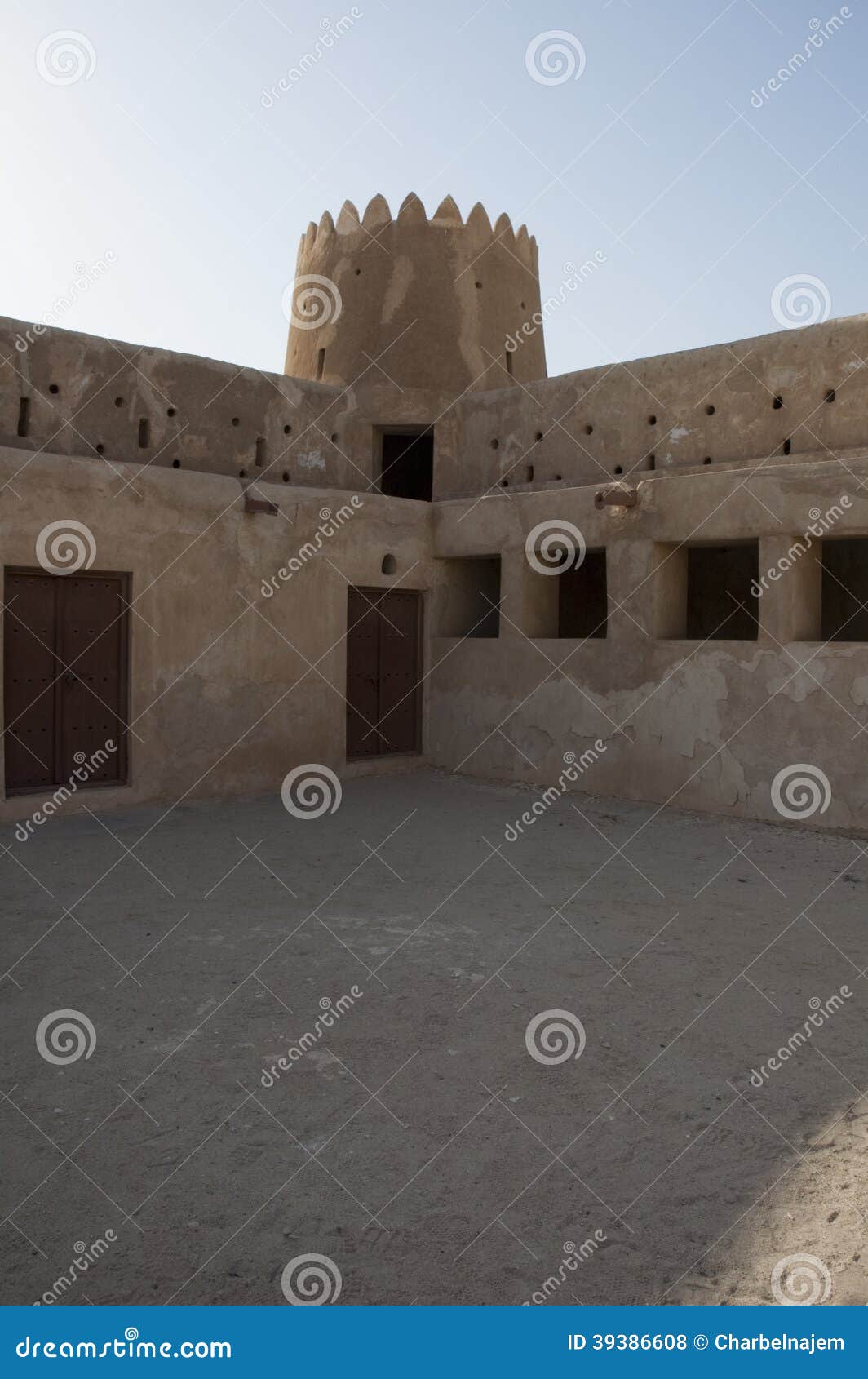 Zubara Fort Tower Stairs Royalty-Free Stock Photo | CartoonDealer.com ...