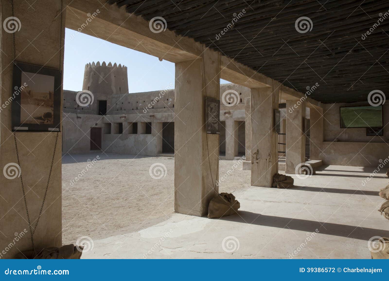 Zubara Fort Tower Stairs Royalty-Free Stock Photo | CartoonDealer.com ...