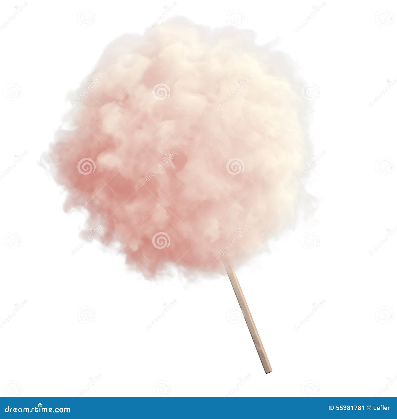 Zucchero filato illustrazione di stock. Illustrazione di lanuginoso ...