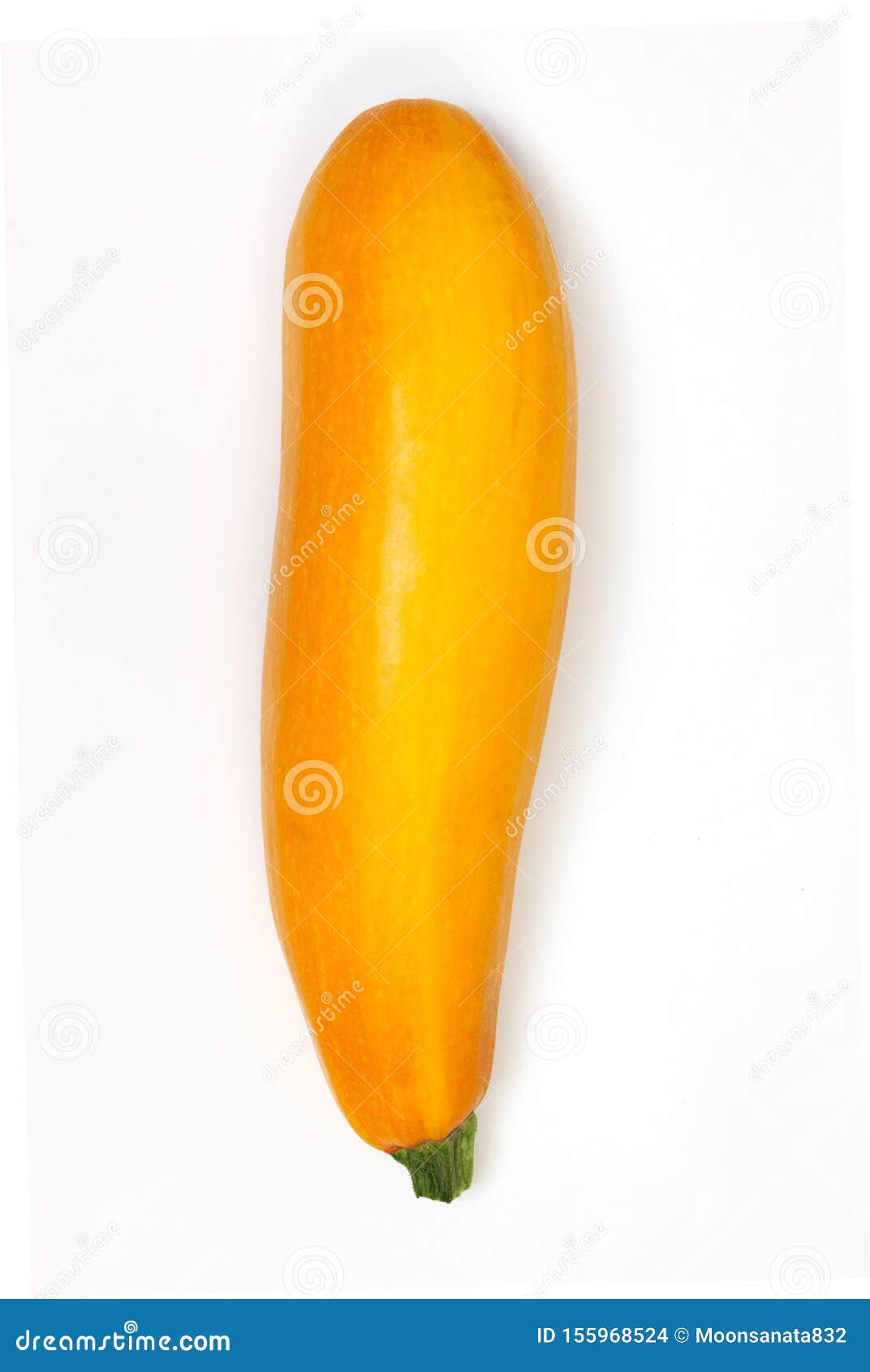 Zucchini Amarillo Aislado Sobre Fondo Blanco Foto de archivo - Imagen ...