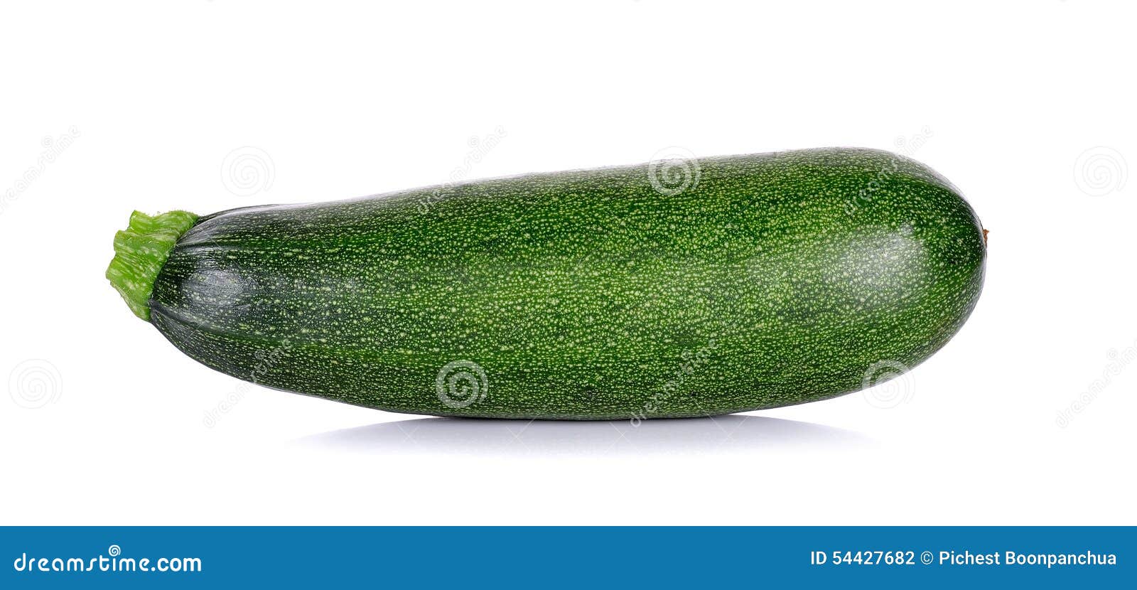 Zucchini Courgette Isolated on the White Background Stock Photo - Image ...