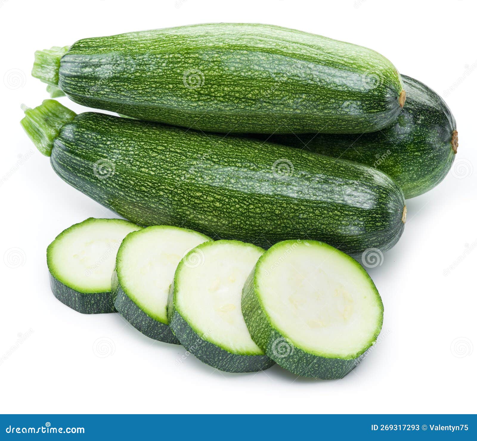 Zucchini on a White Background Stock Image - Image of squash, nutrition ...
