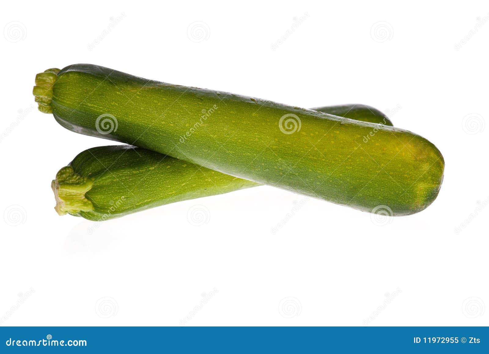 Courgettes On A White Background. Courgettes Are Fresh And Delicious ...