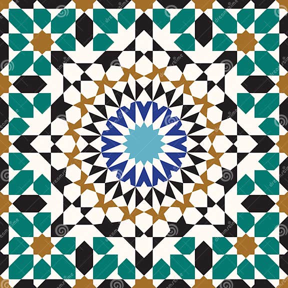 Zufar Seamless Pattern Six stock vector. Illustration of traditional ...