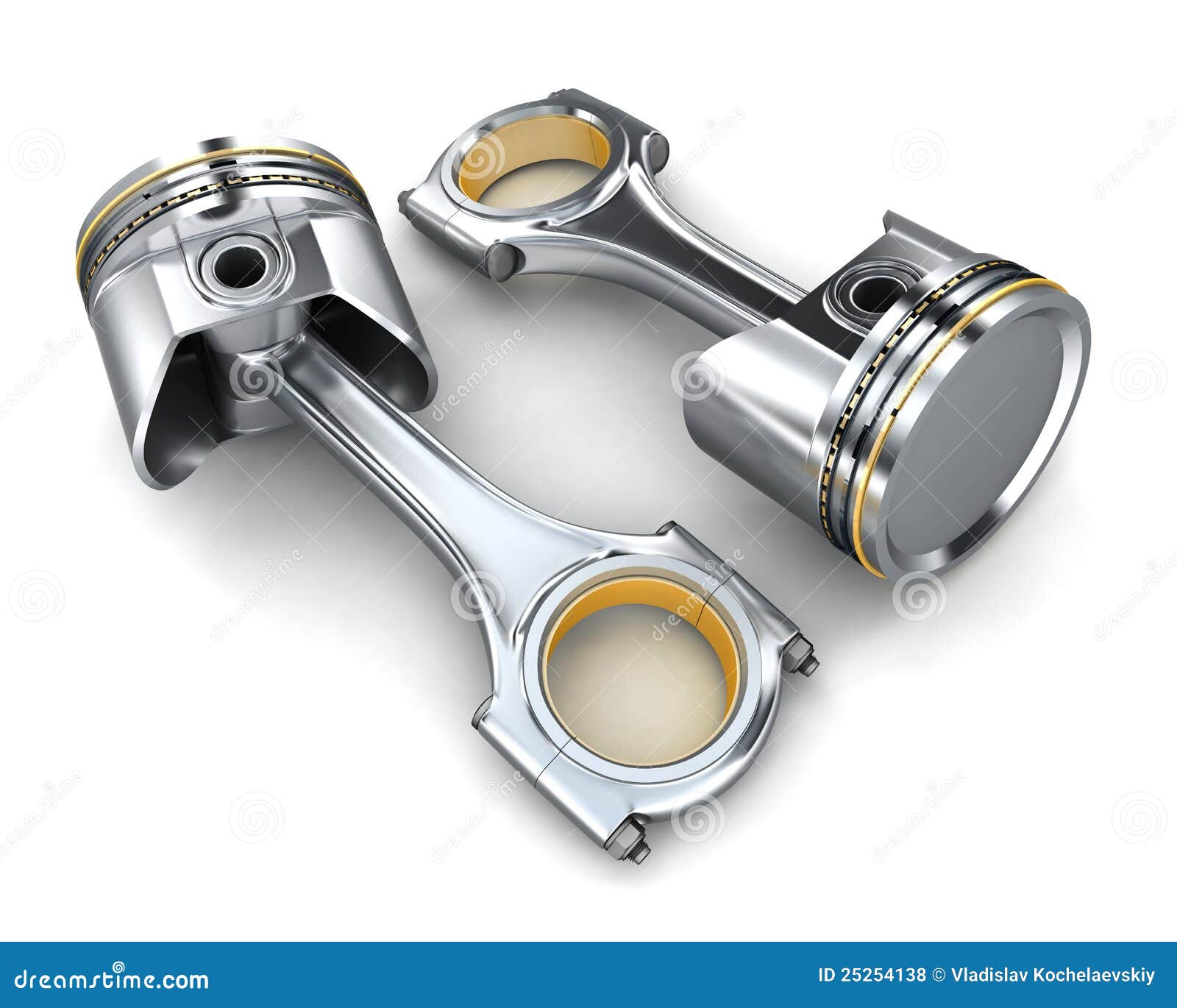 Zuiger stock illustratie. Illustration of auto, repareren - 25254138