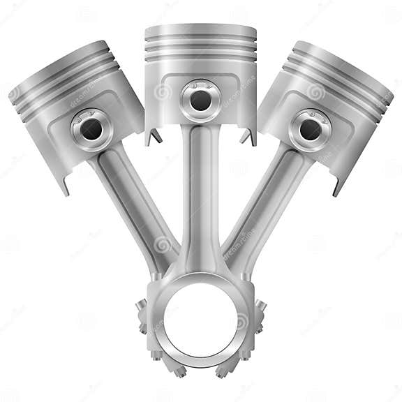 Zuigers vector illustratie. Illustration of metaal, motor - 39248867