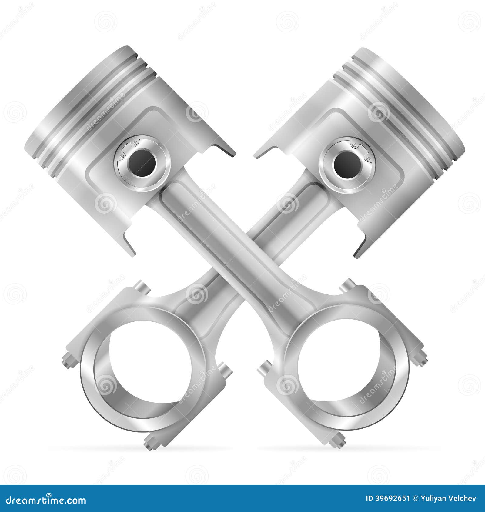 Zuigers vector illustratie. Illustration of motor, diesel - 39692651